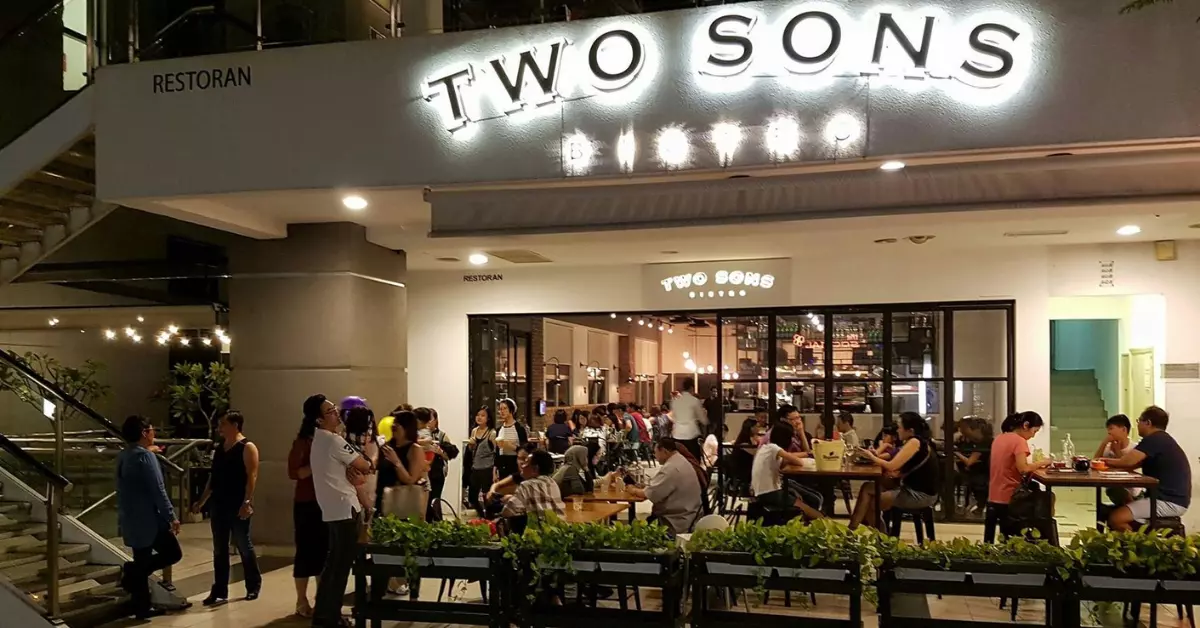 Two Sons Bistro Malaysia Menu Prices Updated 2025